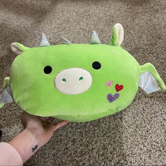 Squishmallows | Toys | Squishmallows Desmund Stackables Green Dragon ...
